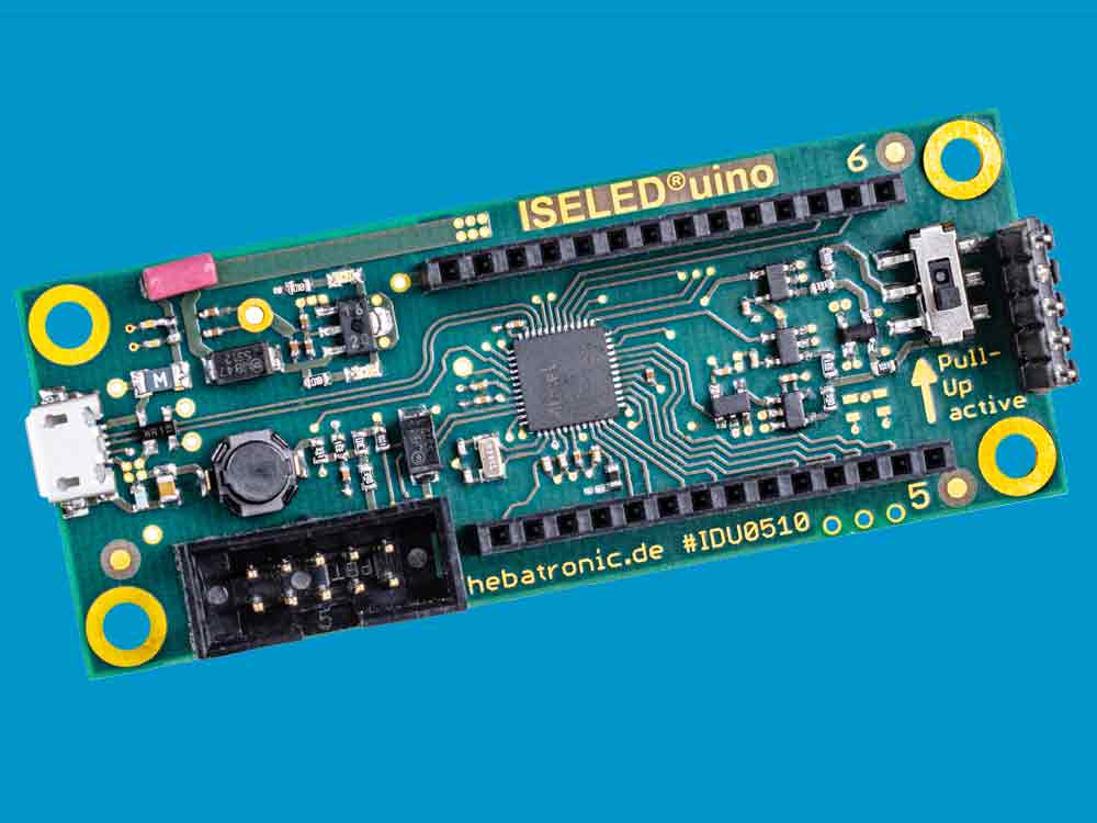 ISELED ®uino开发板_德国 HEBATRONIC ISELED/ILaS 氛围灯开发板 测试盒